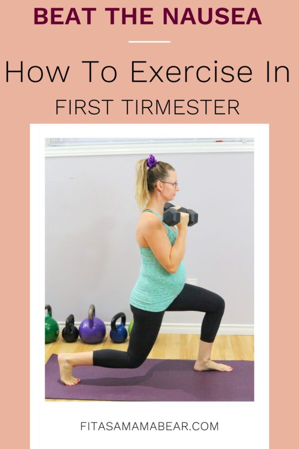 First Trimester Pregnancy Fitness + 8 Safe Prenatal Workouts