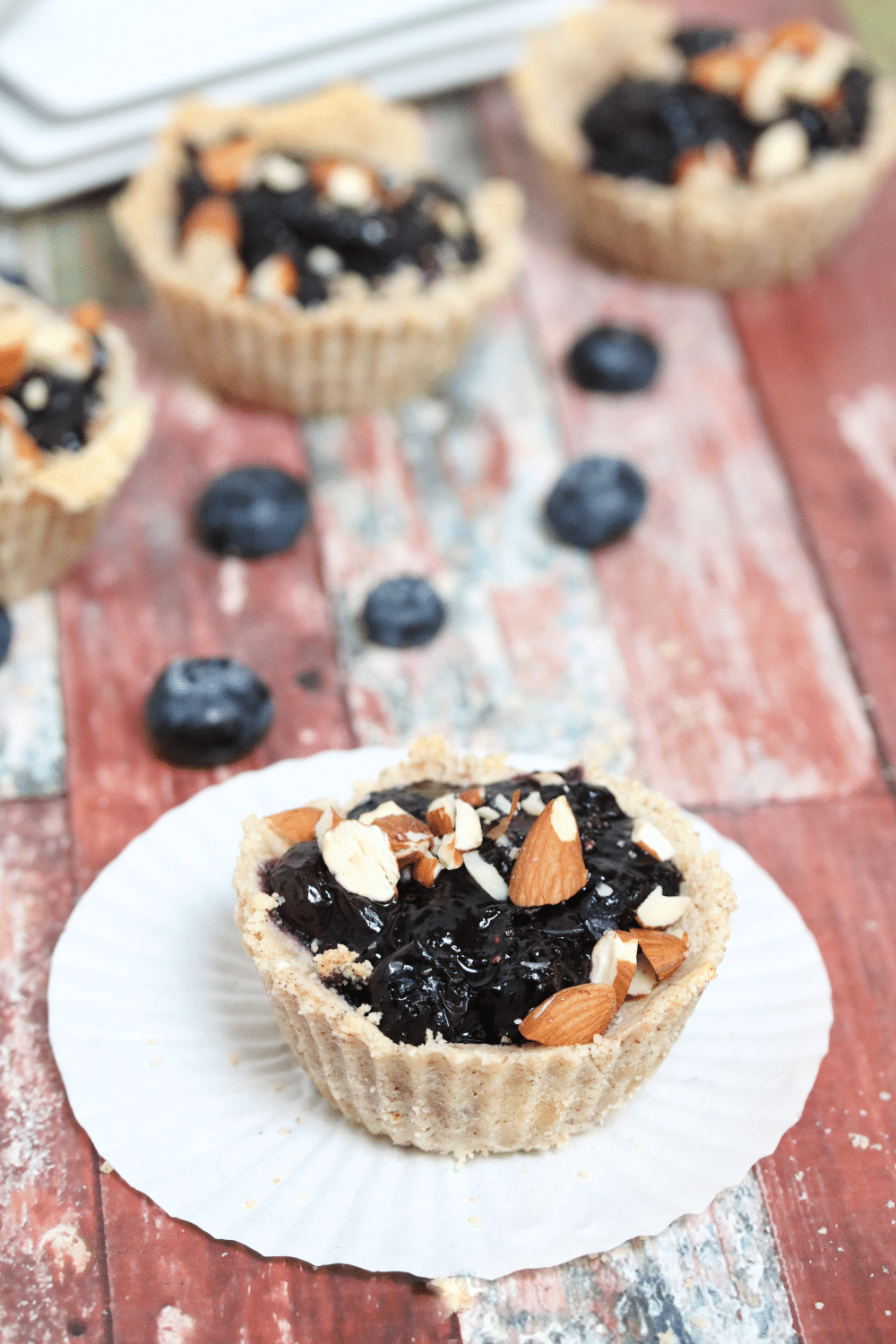 Mini Maple Blueberry Tarts (Dairy & Gluten-Free) With Video