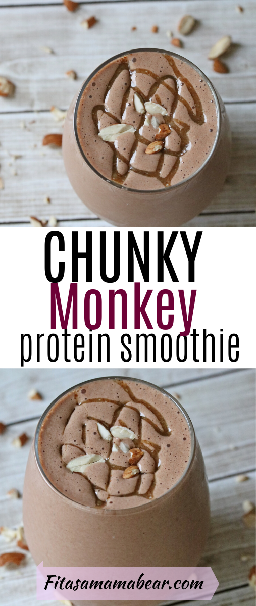Funky Monkey Smoothie [Dairy-Free] - Fit as a Mama Bear