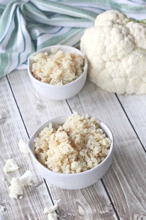 The Easiest Cauliflower Rice Recipe (paleo, vegan, whole30) With Video