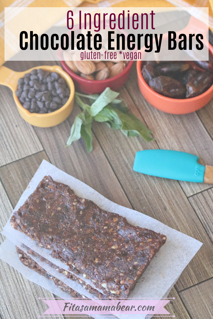 Homemade Energy Bars - Mint Chocolate Chip