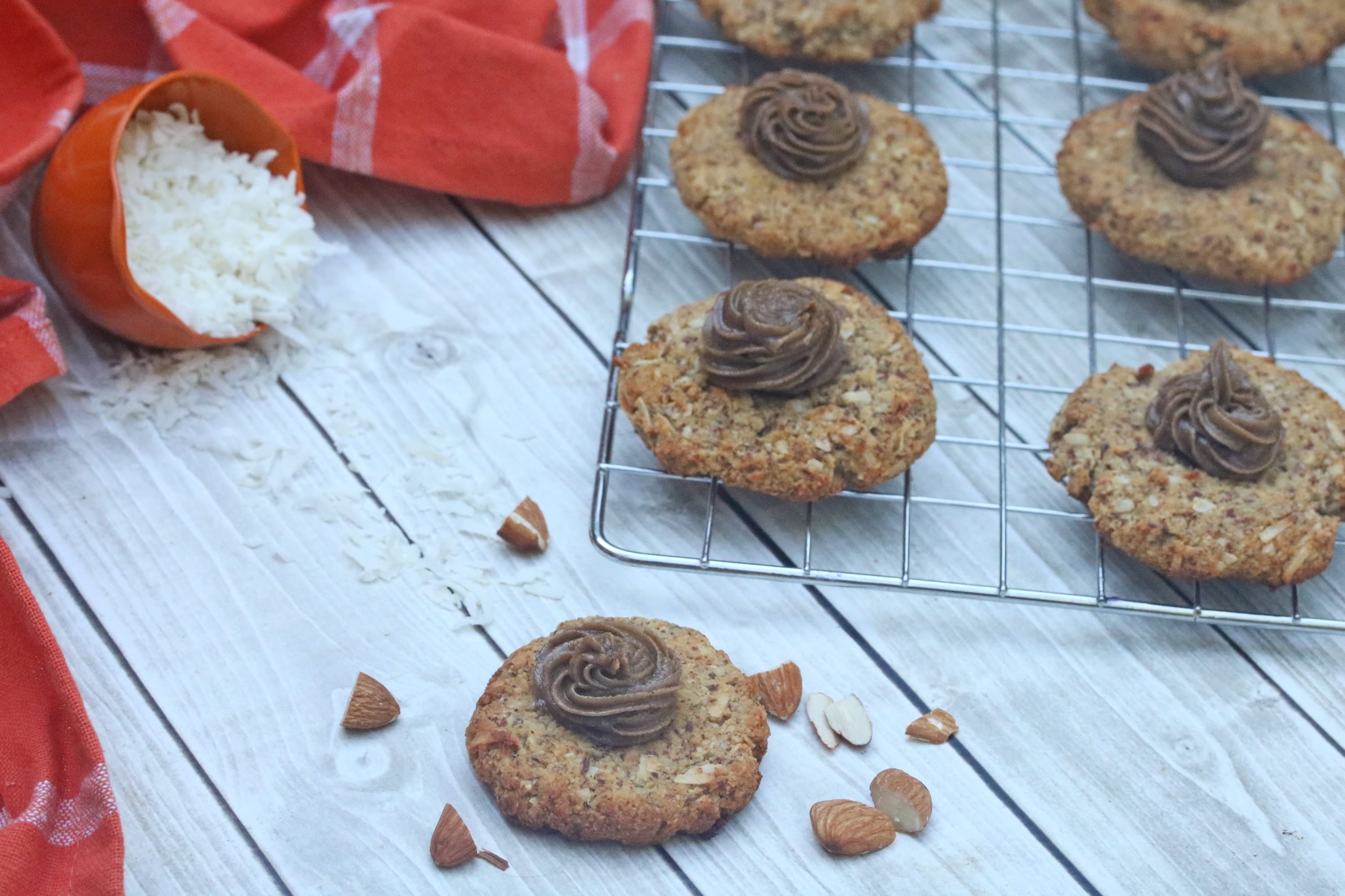 Chocolate Almond Coconut Cookies Recipe -DF/GF