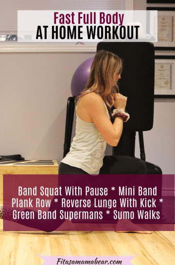 Fast Full body Workout At Home - Fit as a Mama Bear