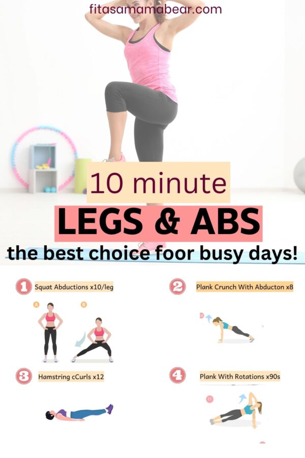 10 Minute Leg And Core Workout