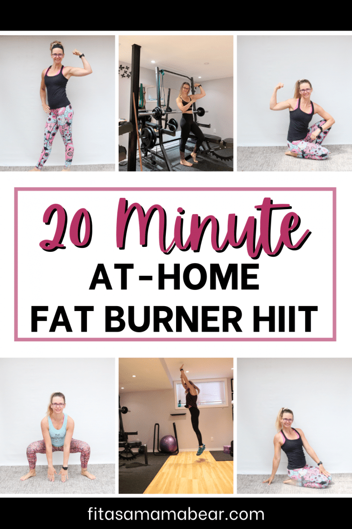 20 Minute Beginner HIIT Workout [No Equipment] - Fit as a Mama Bear