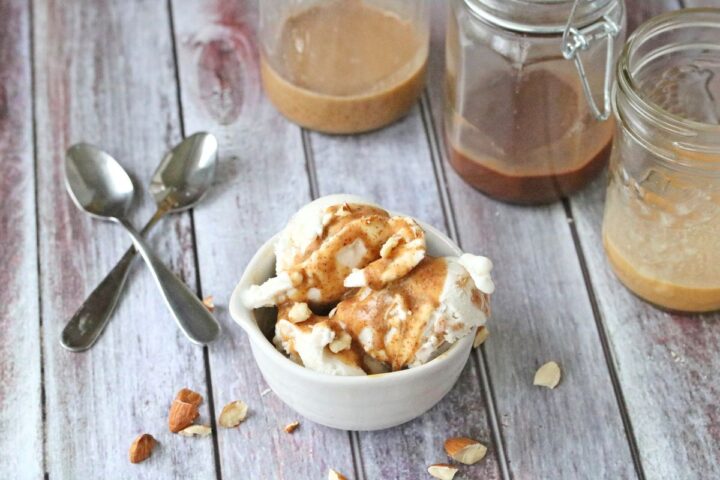 2-Minute Caramel Magic Shell Recipe - Fit as a Mama Bear