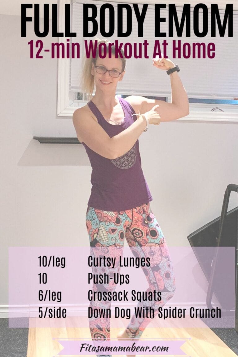 15 Minute Bodyweight EMOM Workout: Get Fit Anywhere - Fit as a Mama Bear