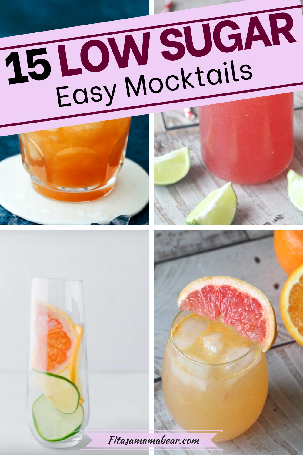 17+ Low Calorie Mocktails (Alcohol-Free Cocktails) - Fit as a Mama Bear