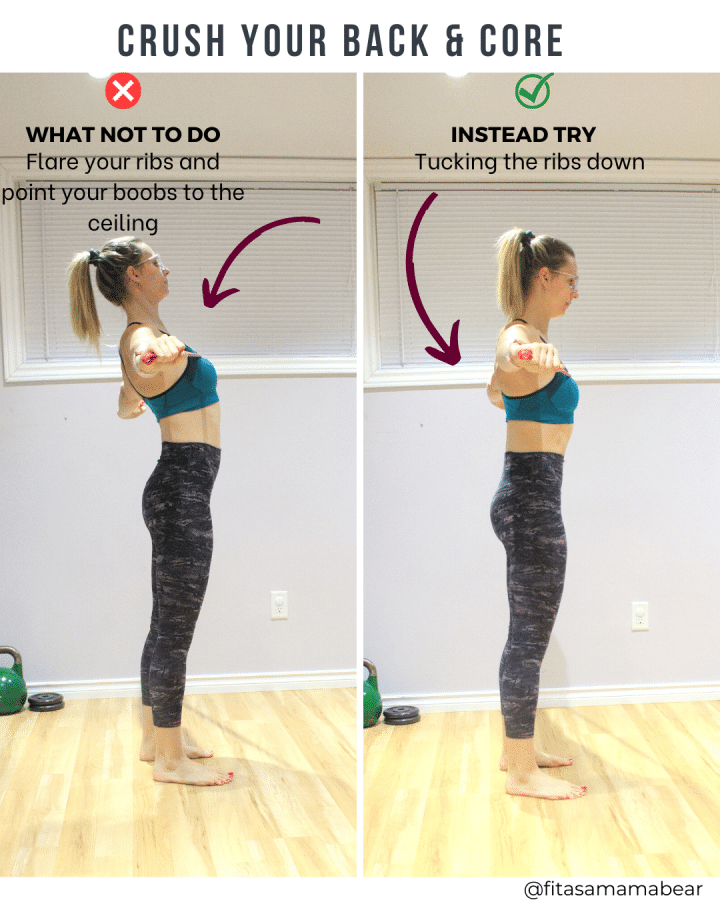 15 Best Upper Back Exercises With Bands And Dumbbells - Fit as a Mama Bear