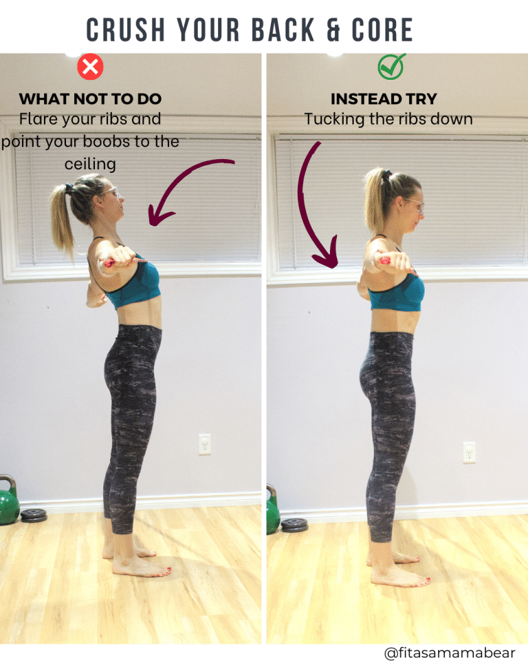 15 Best Upper Back Exercises With Bands And Dumbbells - Fit as a Mama Bear