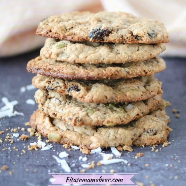 Vegan Protein Cookies [Crispy & Gluten-Free] - Fit as a Mama Bear