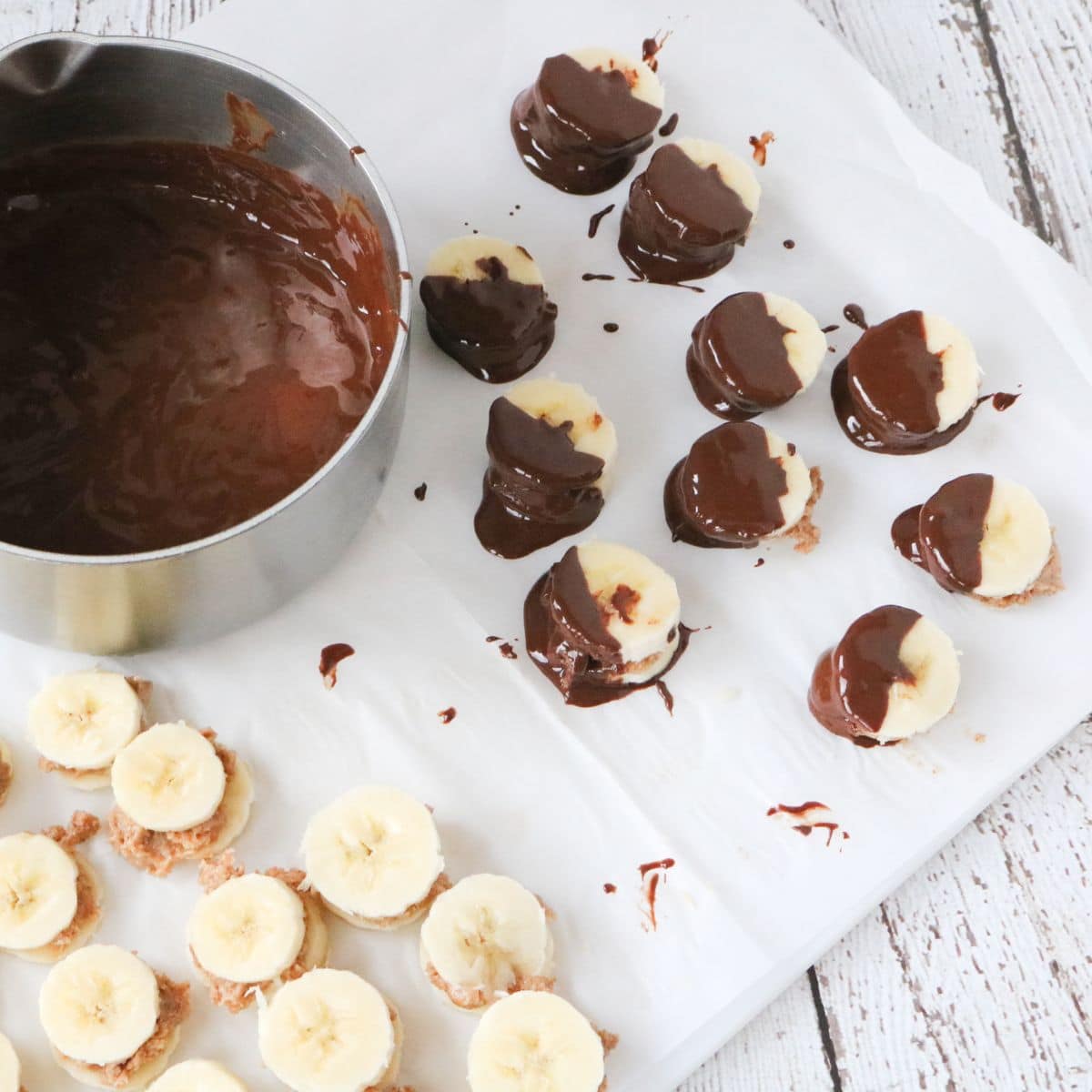 Banana Chocolate Peanut Butter Bites [Dairy-Free]Fit as a Mama Bear