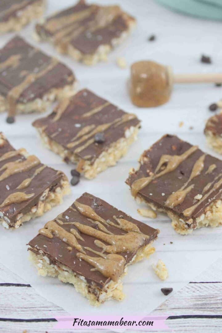 Crunchy Puffed Rice Chocolate Bars (dairy & gluten-free!) - Fit as a ...
