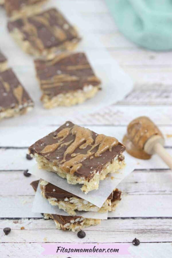 Crunchy Puffed Rice Chocolate Bars (dairy & gluten-free!) - Fit as a ...