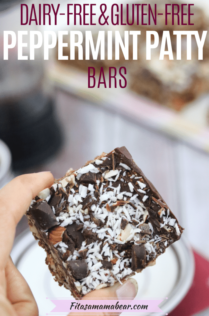 No Bake Peppermint Patty Bars Recipe (Dairy + Gluten-Free)