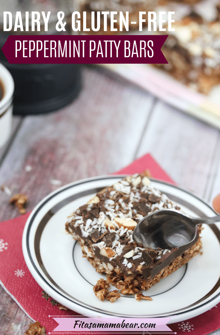No Bake Peppermint Patty Bars Recipe (Dairy + Gluten-Free)
