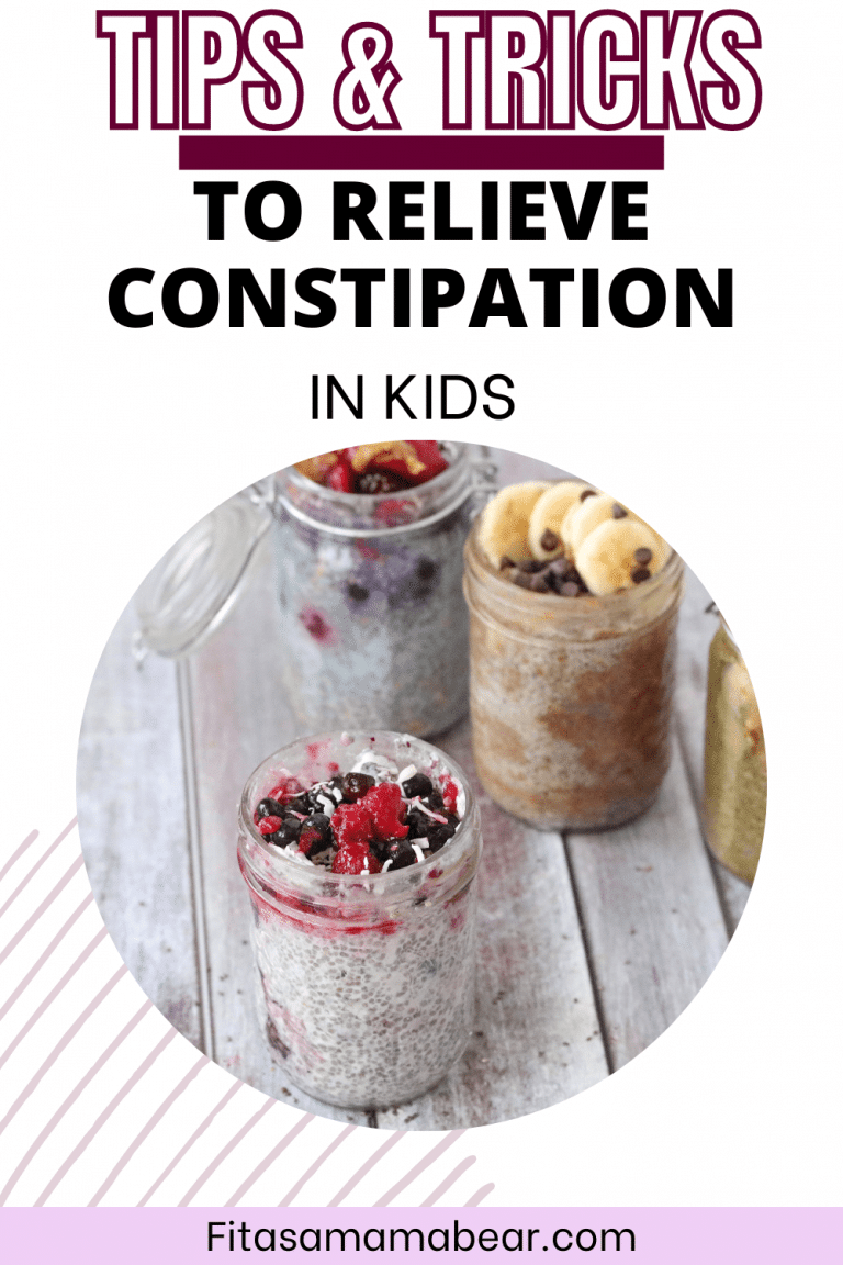 Best Foods To Relieve Constipation (How To Help Kids Poop!) - Fit as a Mama Bear