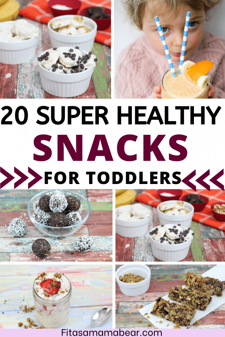 20 Healthy Snack Ideas For Toddlers (Easy To Make!) - Fit as a Mama Bear