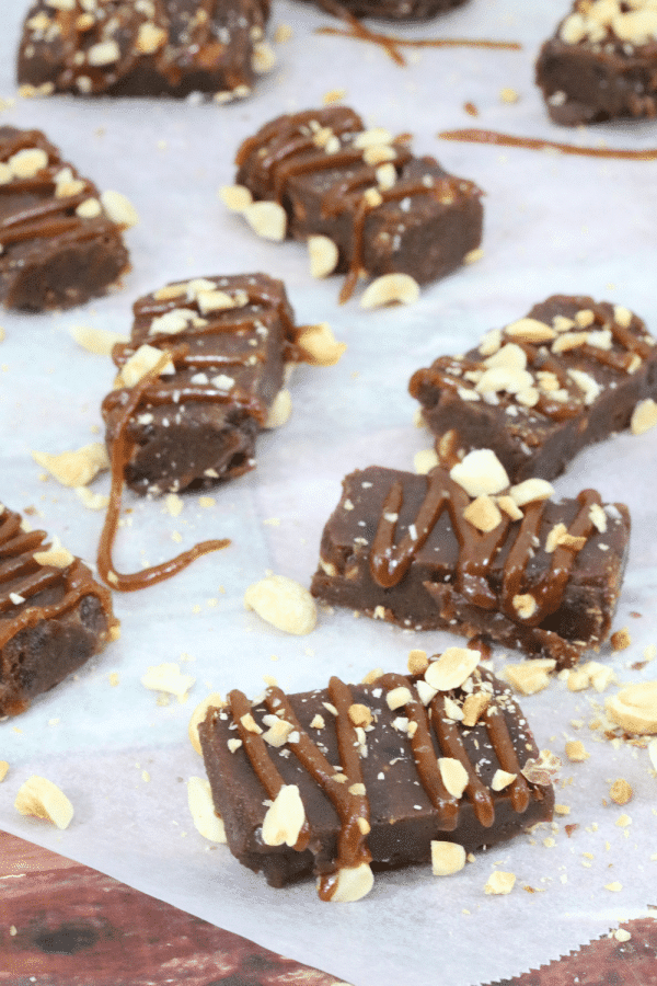 Date Snickers Recipe [Gluten-Free] - Fit as a Mama Bear