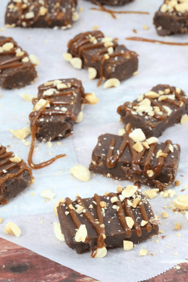 Date Snickers Recipe [Gluten-Free] - Fit as a Mama Bear