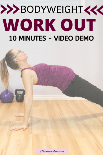 10 Minute Bodyweight Workout (Intermediate Circuit Workout) I With Video