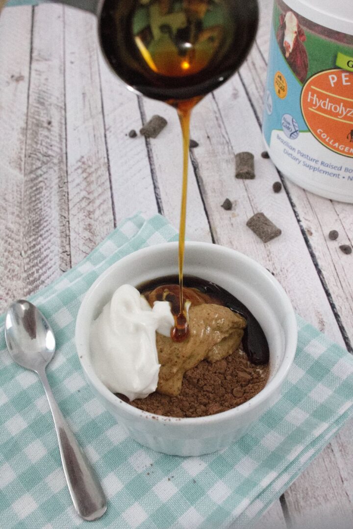 Sticky Chocolate Protein Pudding Recipe (dairy-free) - Fit as a Mama Bear