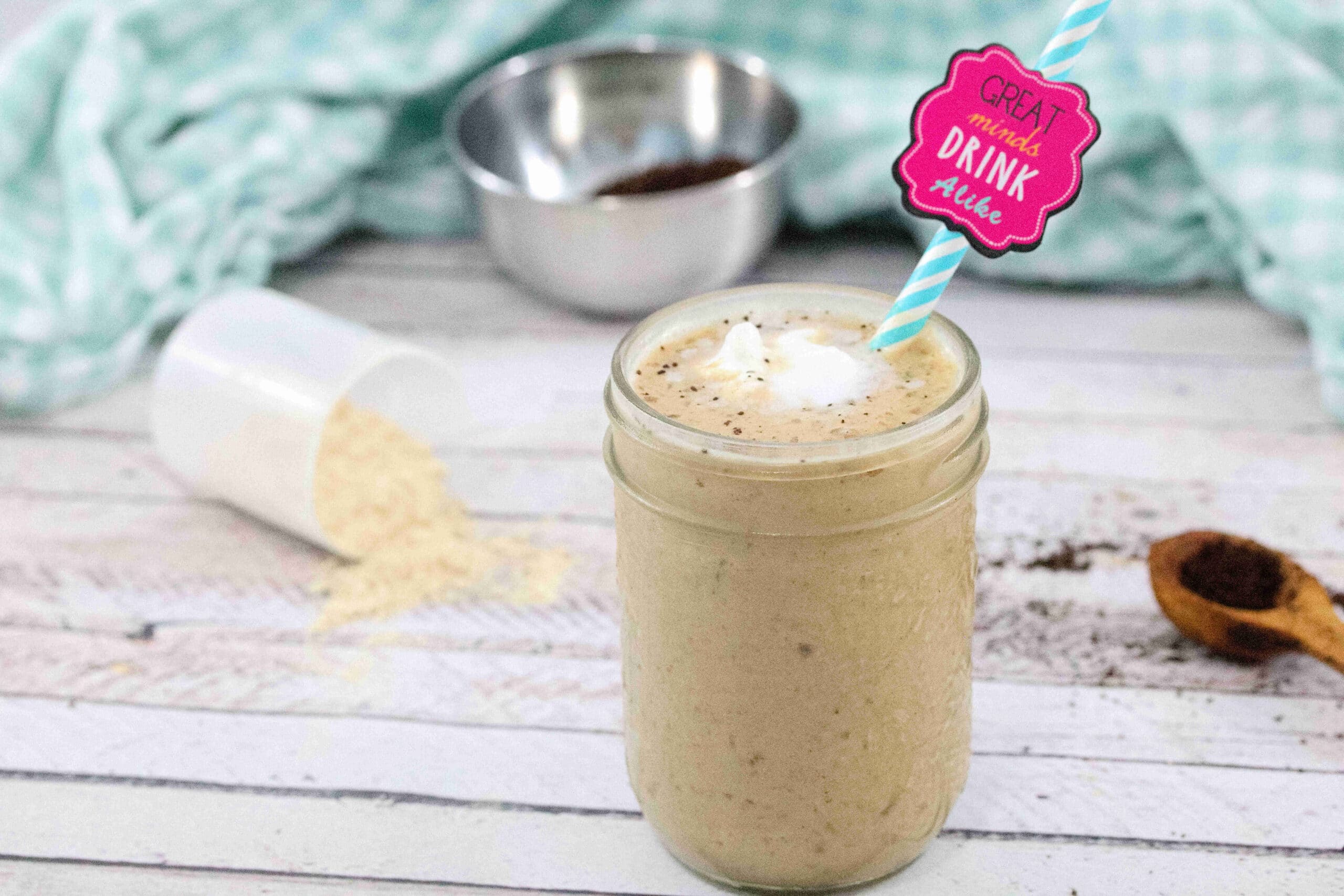 Dairy Free Iced Coffee Protein Shake (24g protein)