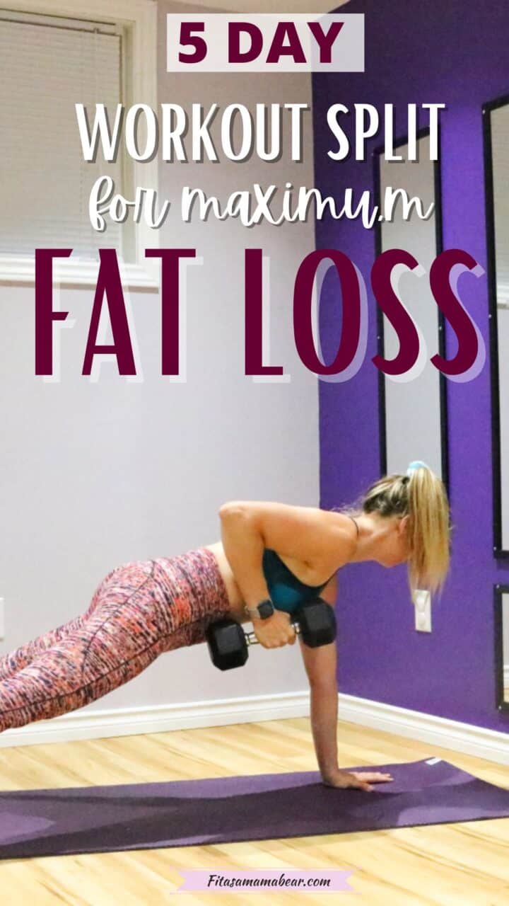 5 Day Workout For Females To Lose Weight (With PDF) - Fit as a Mama Bear