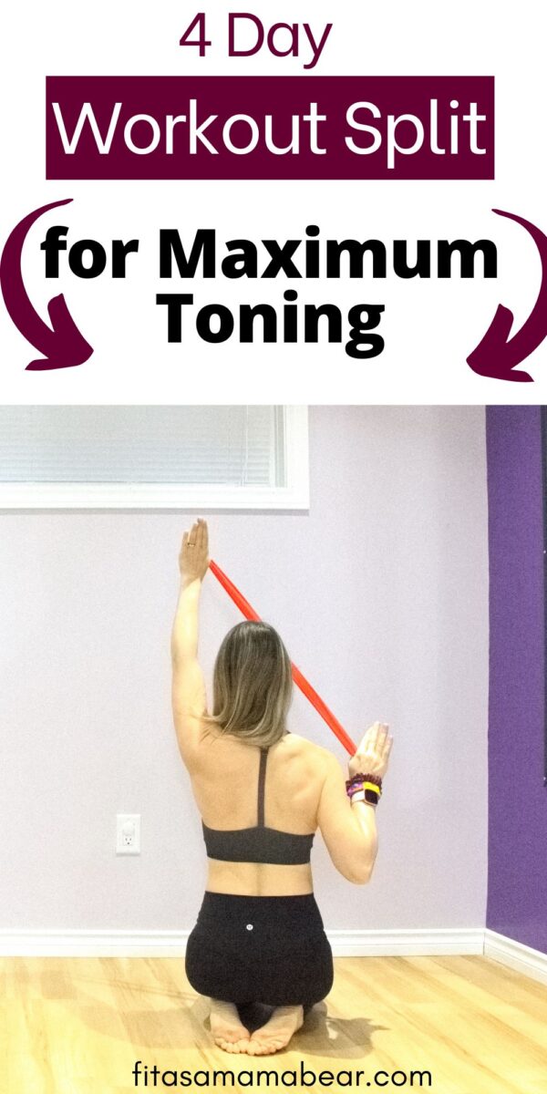 4 Day Female Workout Plan (PDF) - Fit as a Mama Bear