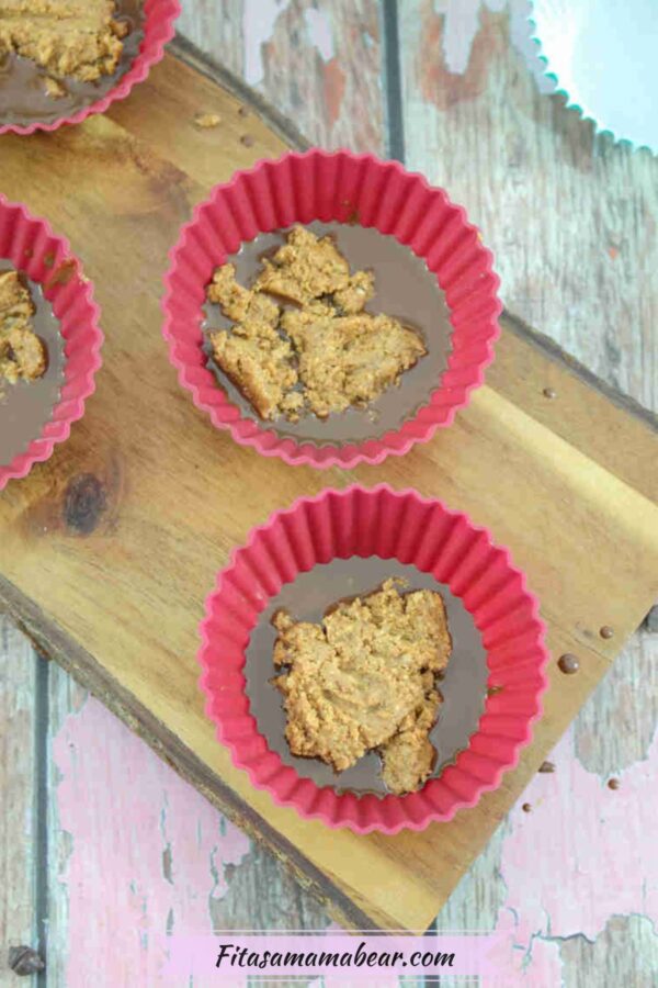 Almond Butter Dark Chocolate Cups [High-Protein] - Fit as a Mama Bear