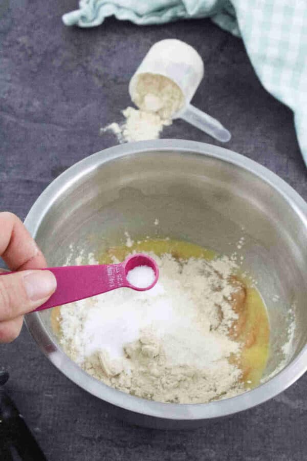 Easy Protein Peanut Butter Cookies (dairy + gluten-free) - Fit as a ...