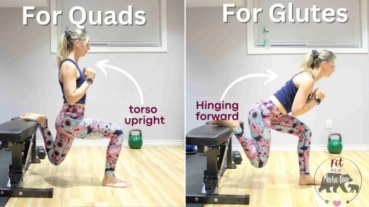 Dumbbell Quad Workout at Home (Free PDF Included) - Fit as a Mama Bear