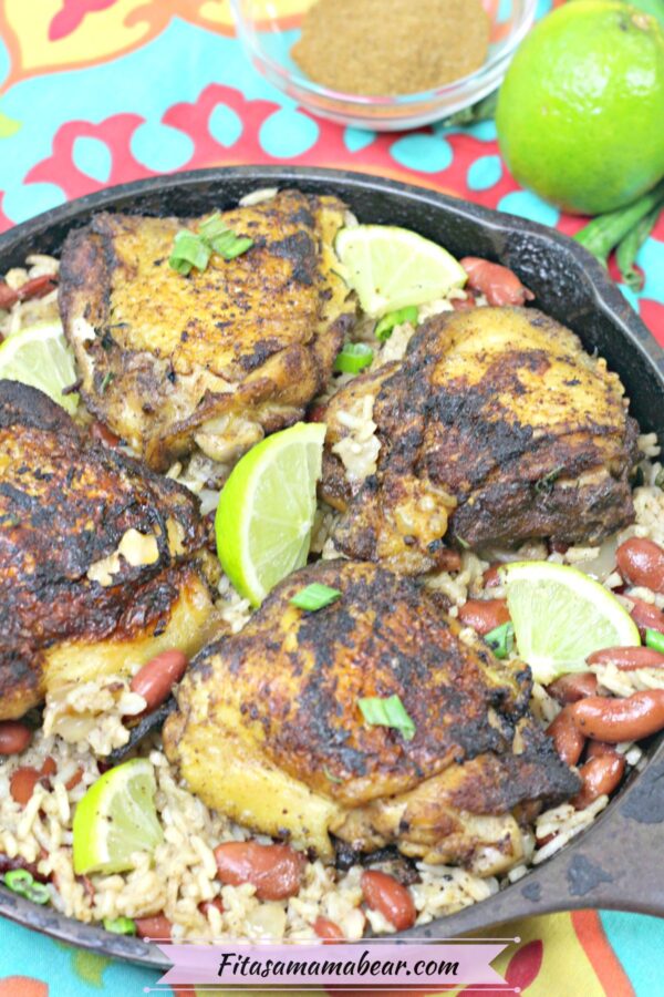 Juicy Jerk Chicken, Rice And Beans (Gluten-Free)