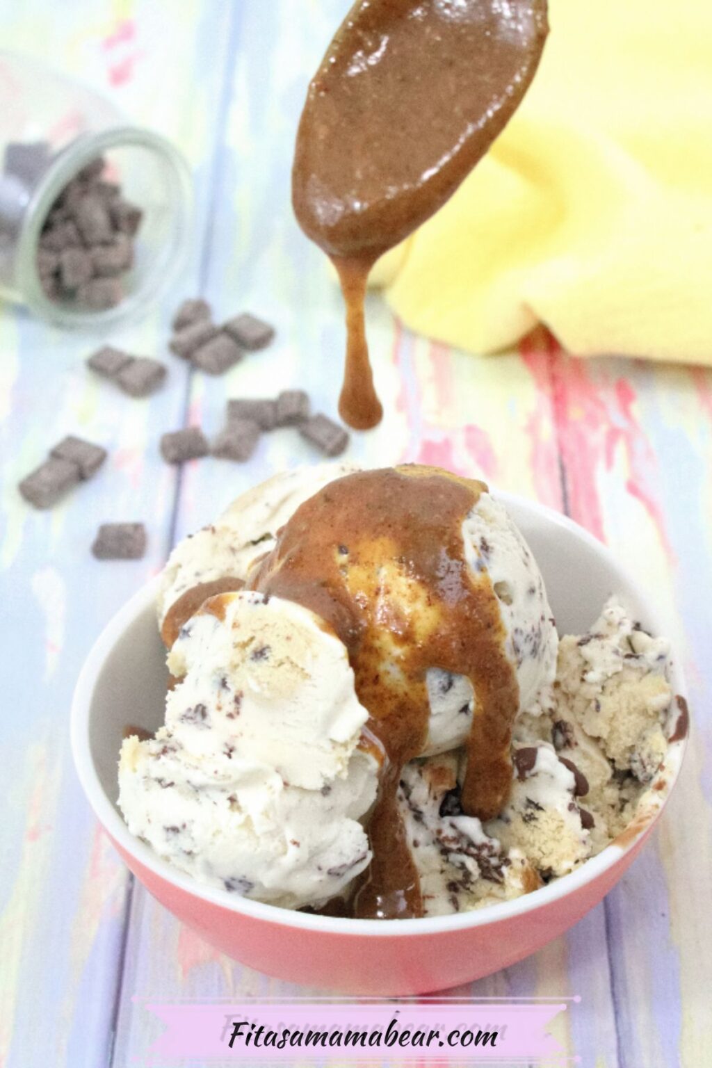 2-Minute Caramel Magic Shell Recipe - Fit as a Mama Bear