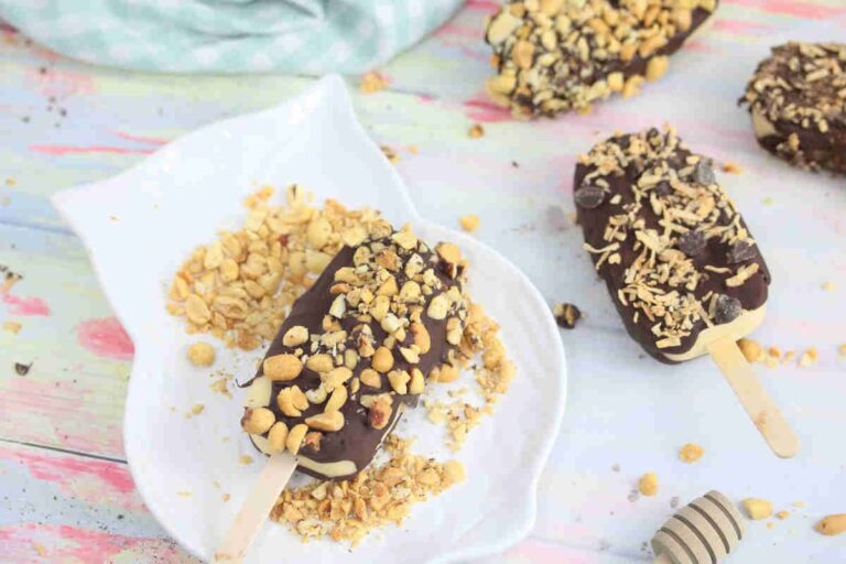Homemade Ice Cream Bars (High Protein, Dairy-Free)