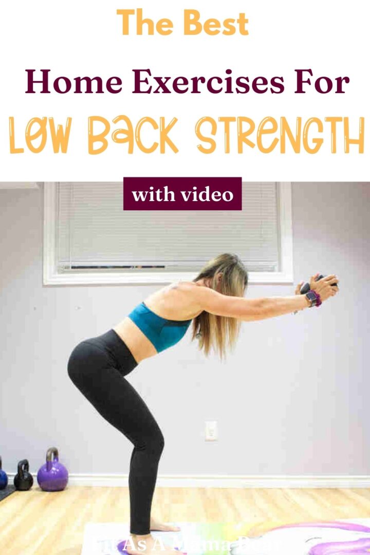 11 Low Back Exercises With Dumbbells - Fit as a Mama Bear