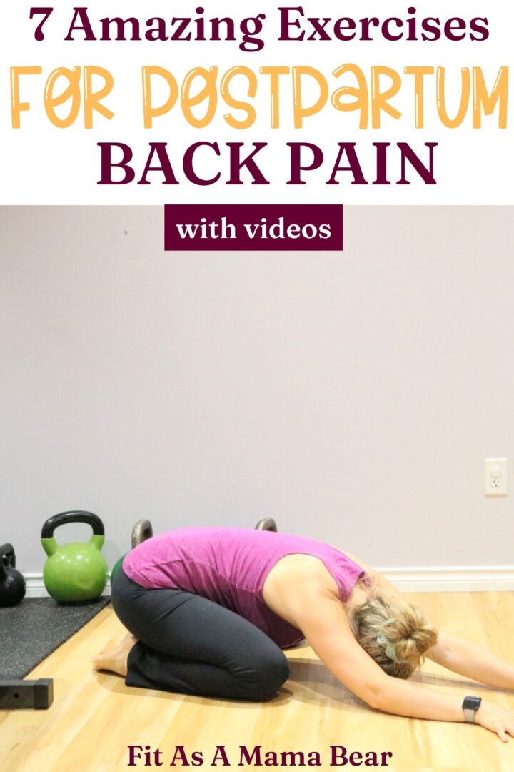 7 Postpartum Back Exercises - Fit as a Mama Bear