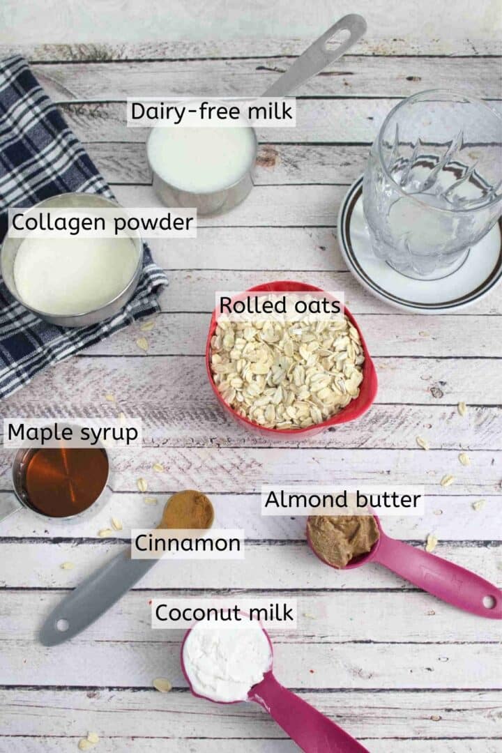 Cinnamon Roll Blended Overnight Oats (High Protein) - Fit as a Mama Bear