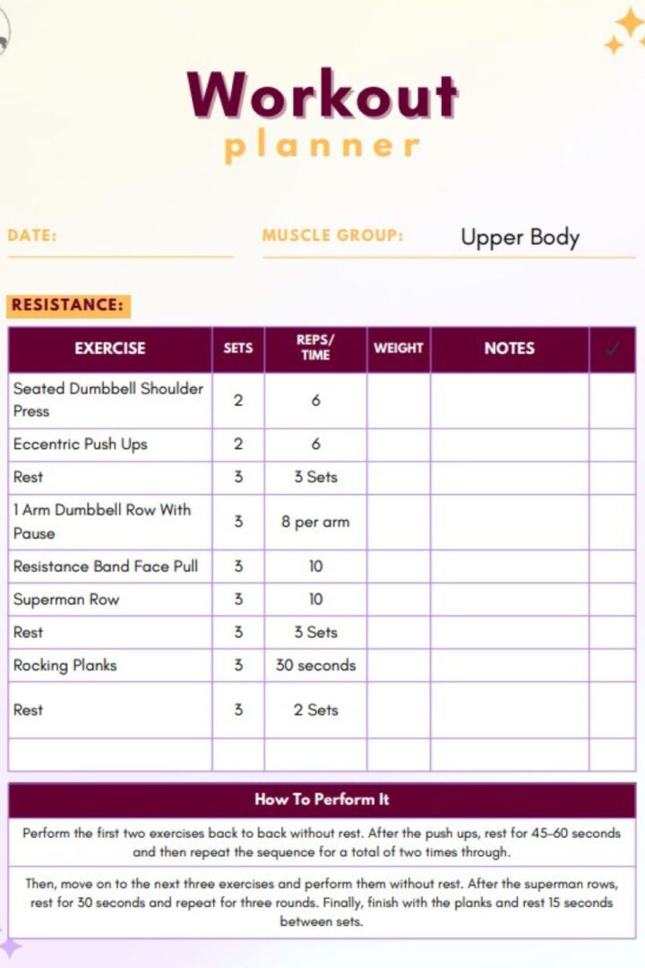 5 Day Workout For Females To Lose Weight (With PDF) - Fit as a Mama Bear