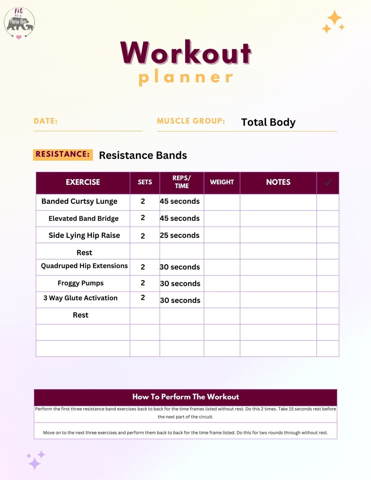 10 Minute Banded Glute Workout