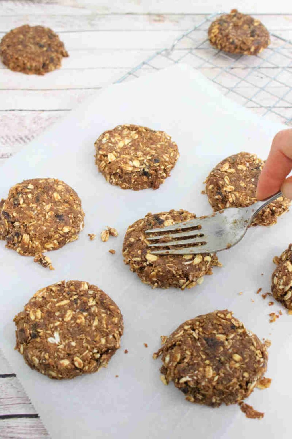 No Bake Protein Cookie Recipe [Gluten-Free] - Fit as a Mama Bear