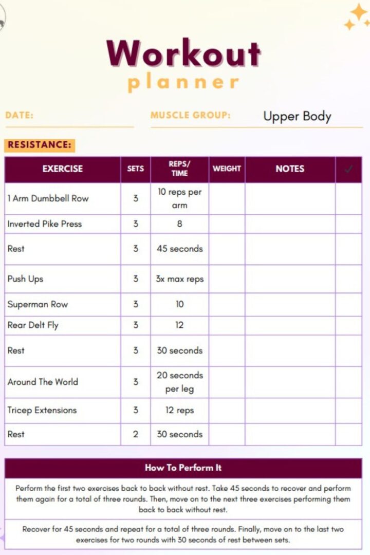 4-Day Upper Lower Split Workout For Women (With PDF) - Fit as a Mama Bear
