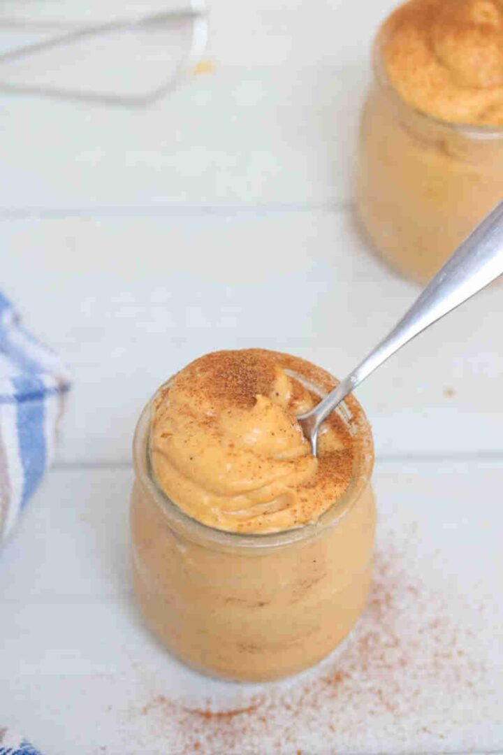 High Protein Pumpkin Pudding [Dairy-Free] - Fit as a Mama Bear