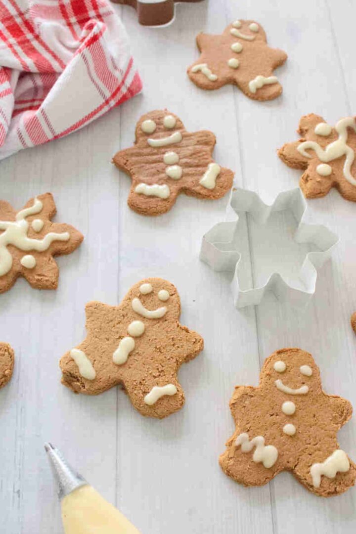 Protein Gingerbread Cookies [Dairy and Gluten Free] - Fit as a Mama Bear