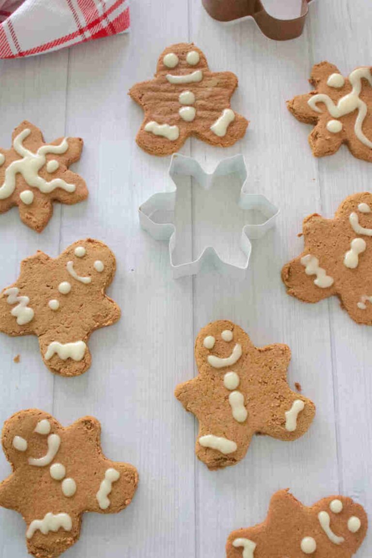 Protein Gingerbread Cookies [Dairy and Gluten Free] - Fit as a Mama Bear
