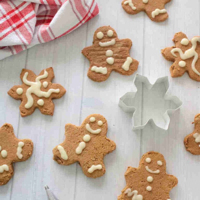 Protein Gingerbread Cookies [Dairy and Gluten Free] - Fit as a Mama Bear