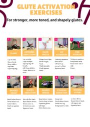 12 BEST Glute Activation Exercises PDF - Fit as a Mama Bear