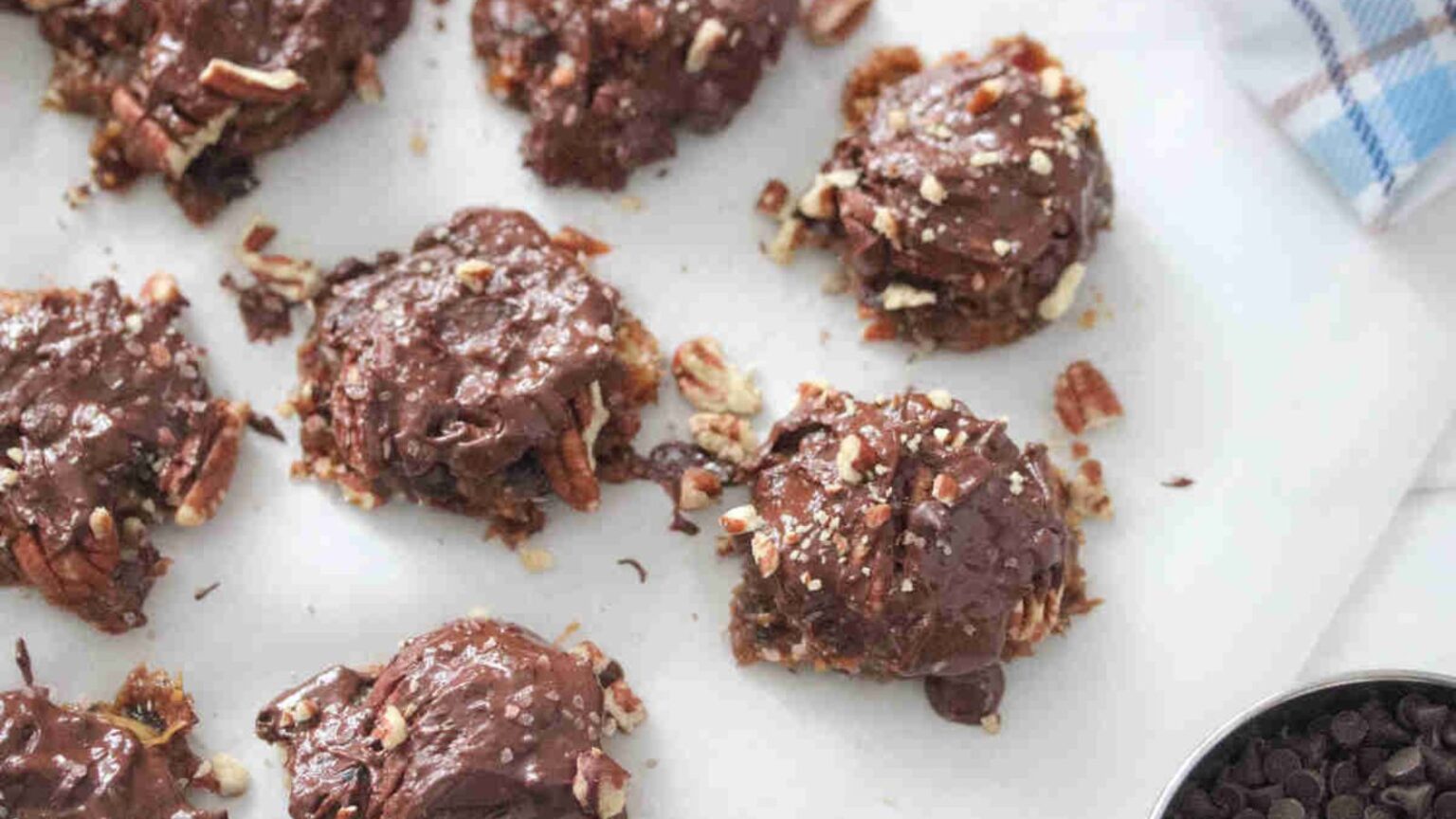 Chocolate Covered Pecan Turtles Recipe [High Protein] - Fit as a Mama Bear